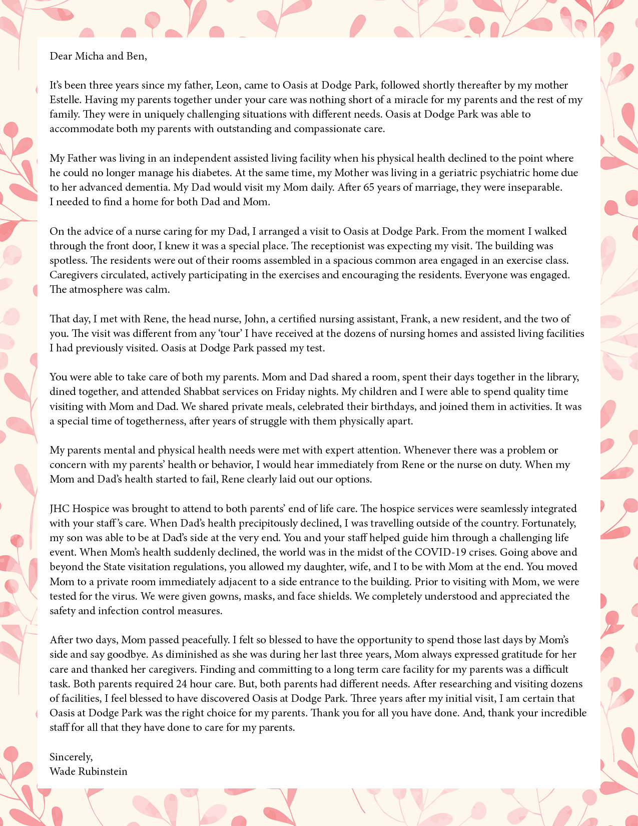 Facility Maintenance Thank You Letter How To Write A Business Thank